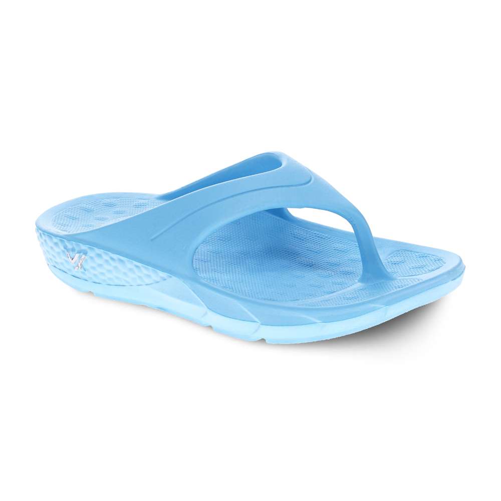 Vitality Toe Post Sandal - Blue – Comfort Co Shoes USA